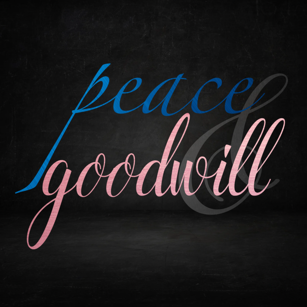FREE ‘peace & goodwill’ digital sticker/printable sticker - KayzInterests